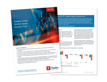 Fidelity Funds - Global Equity Income Fund